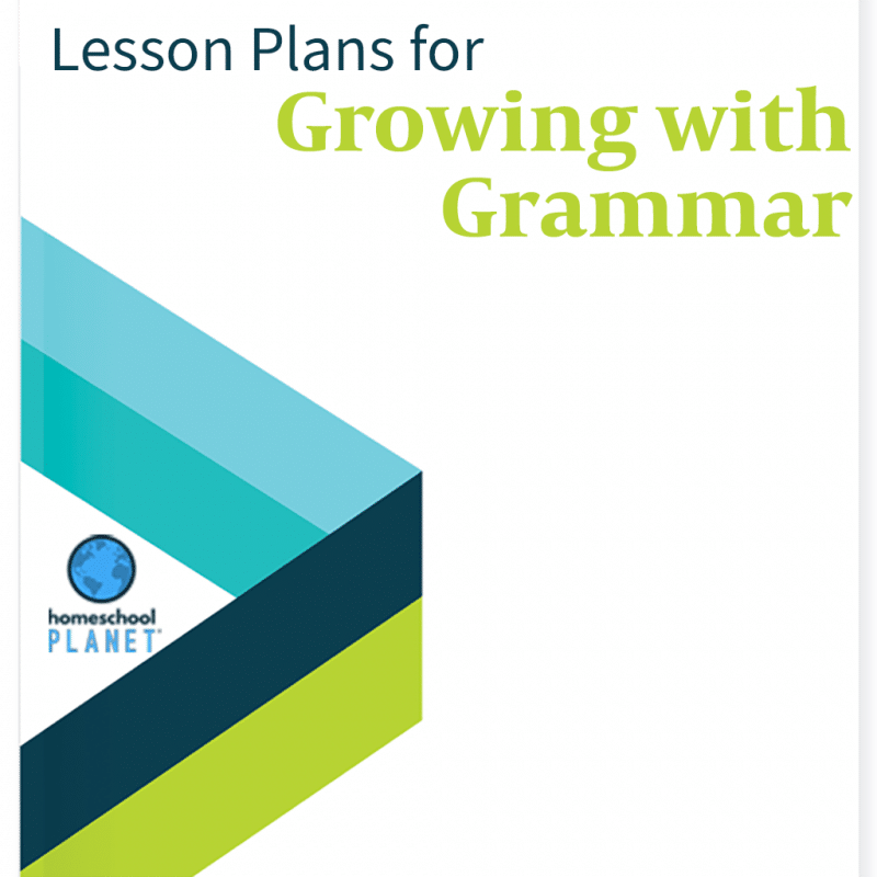 Homeschool Planner Lesson Plans for Growing With Grammar
