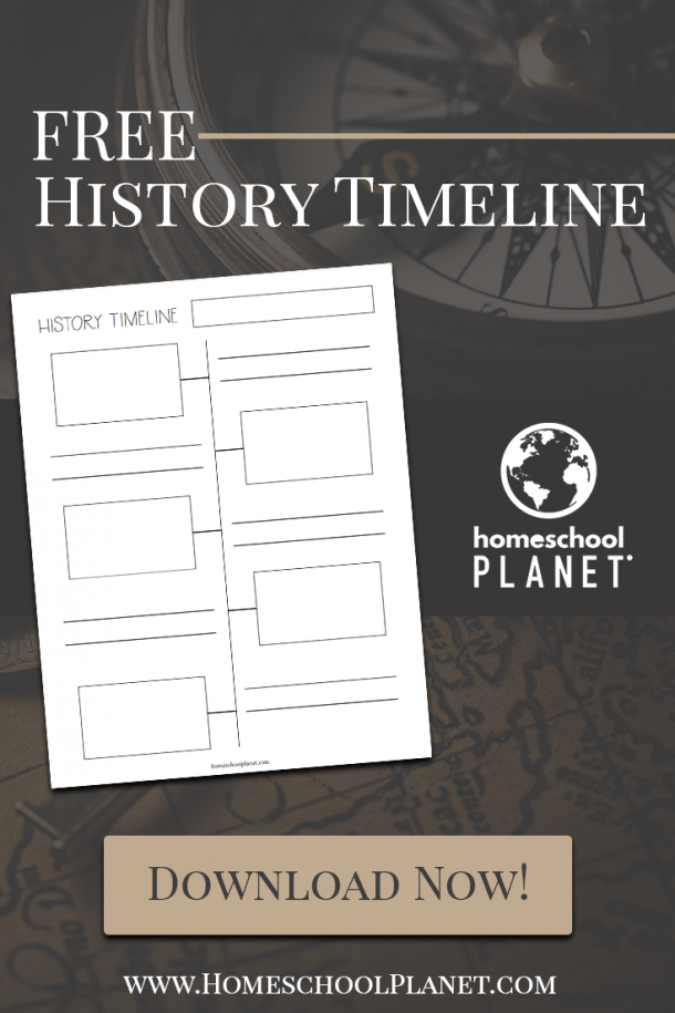FREE Printable History Timeline For Homeschool History Lessons ...