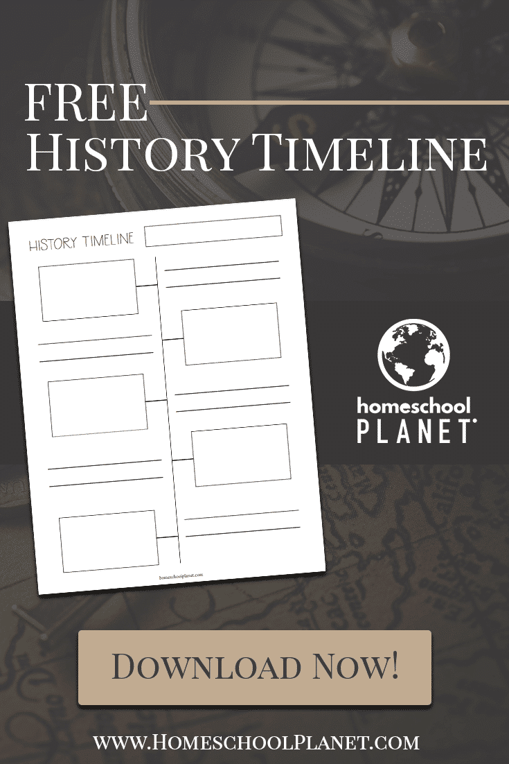 FREE Printable History Timeline For Homeschool History Lessons ...