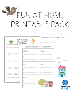 The Fun at Home Free Printable Pack - Homeschool Planet