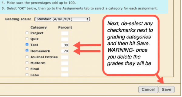 Removing Grading from a Class - Homeschool Planet