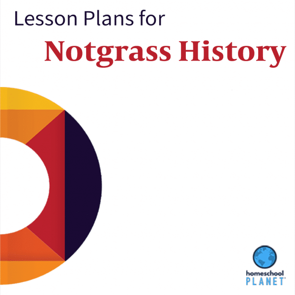 Homeschool Planner Lesson Plans for Notgrass History