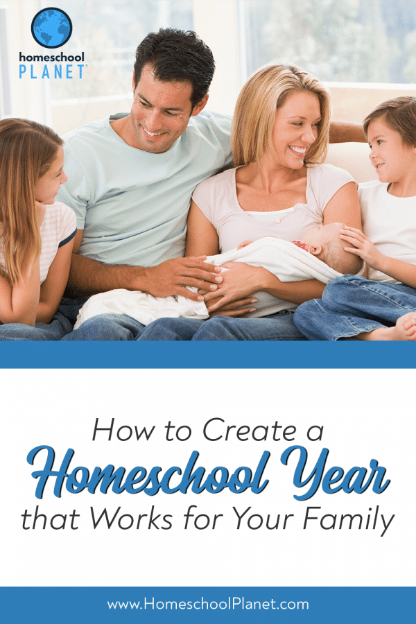 How to Create a Homeschool Year that Works for Your Family