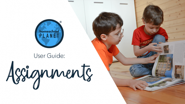 Adding Notes to Assignments - Homeschool Planet