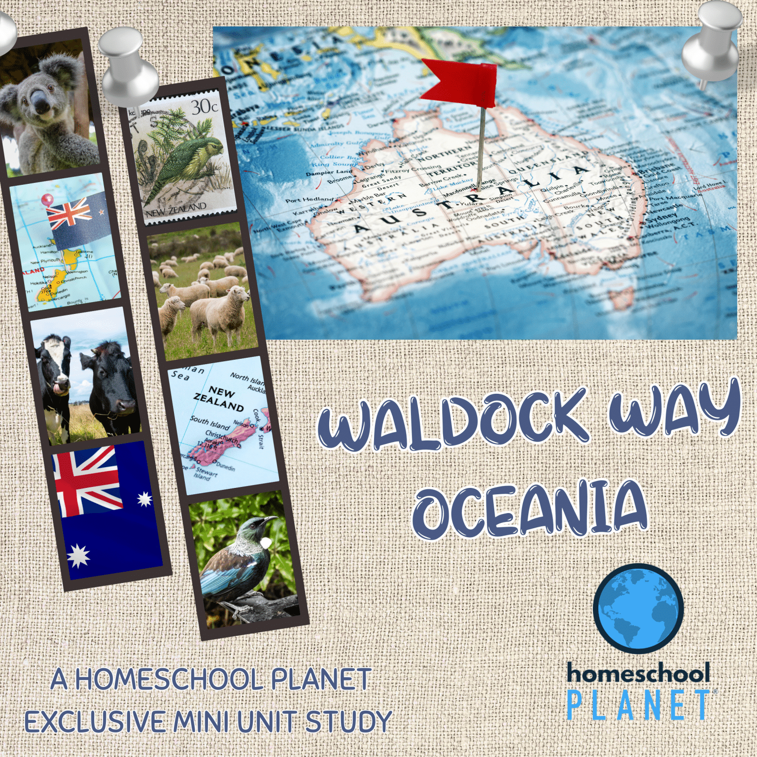 Oceania by The Waldock Way - Homeschool Planet