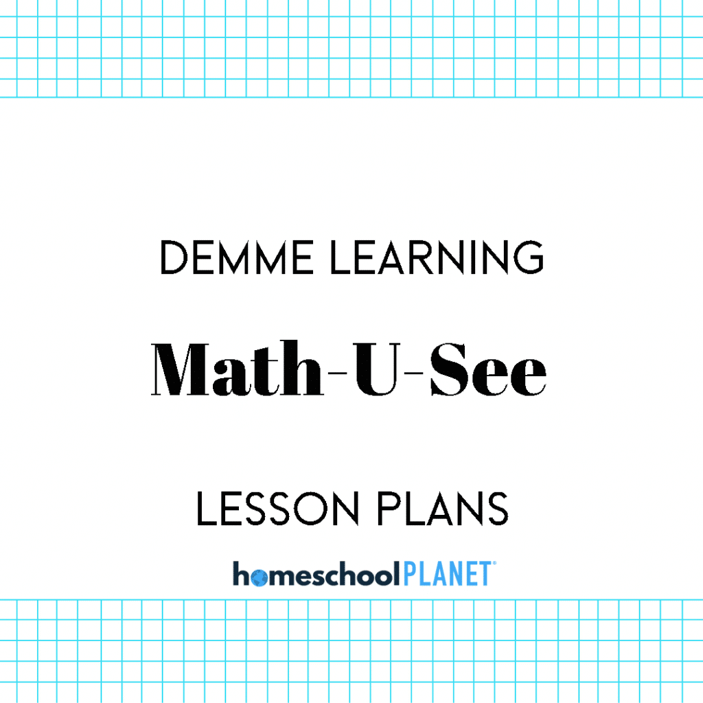 Math-U-See Online Lesson Plans for Homeschool Planet